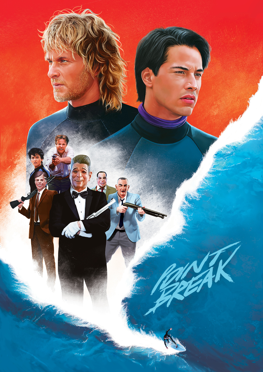 Point Break par Flore Maquin | Studio Canal Steelbook